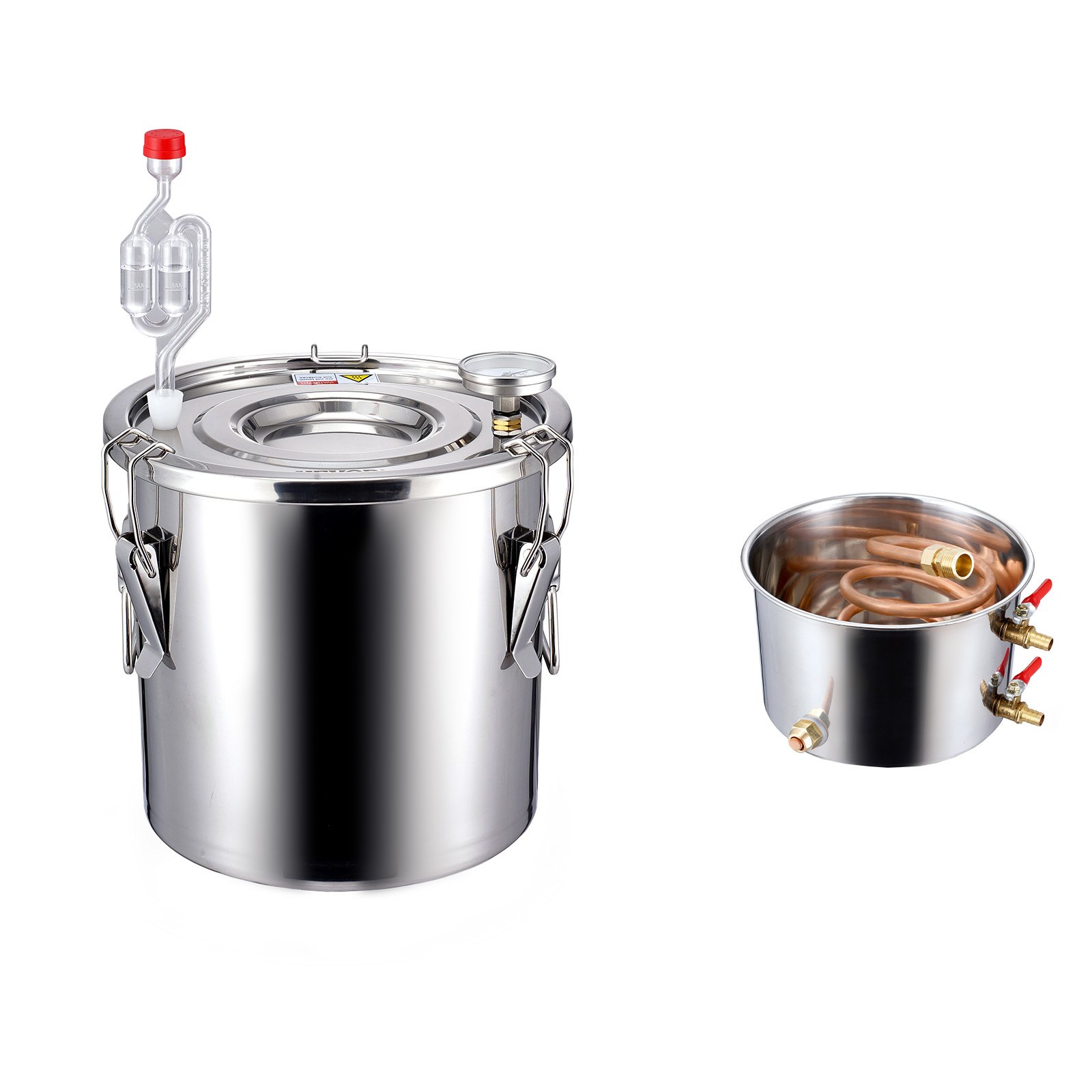 VEVOR Alcohol Distilling Kit – 3 Gal Stainless Steel Still