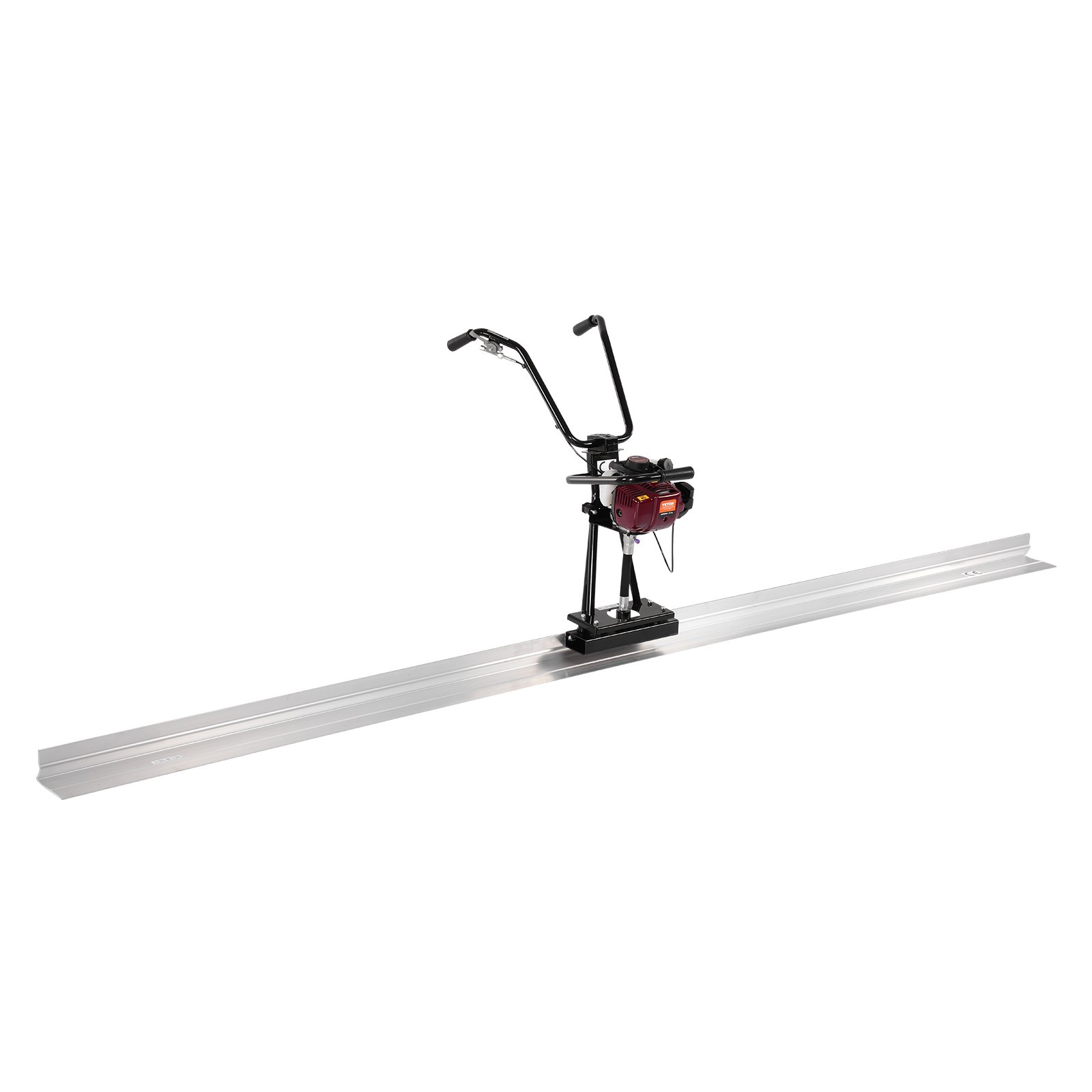 VEVOR Concrete Power Screed, 4 ft Aluminum Board Straight Edge Bar Set ...