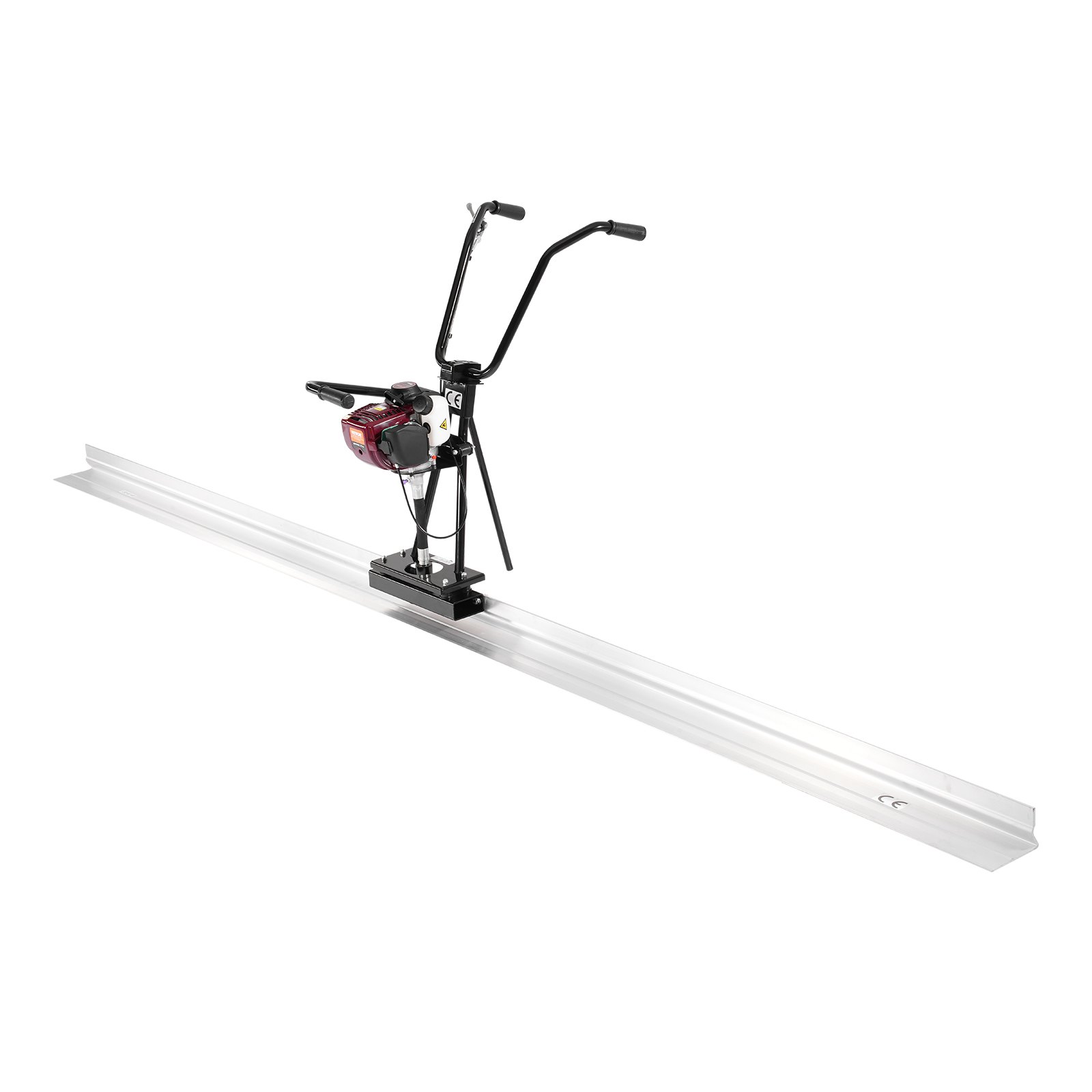 VEVOR Concrete Power Screed, 4 ft Aluminum Board Straight Edge Bar Set ...