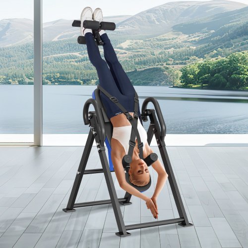 VEVOR Inversion Table Foldable Strength Training Equipment Hang ...