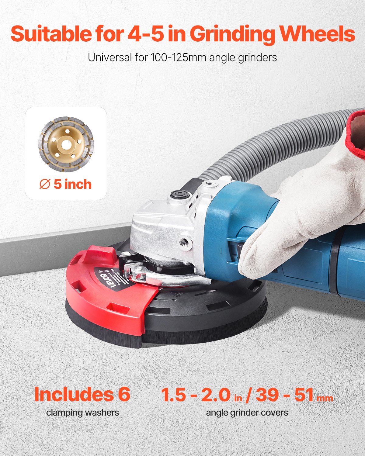 VEVOR Dust Shroud for Angle Grinder — Safe & Efficient Use