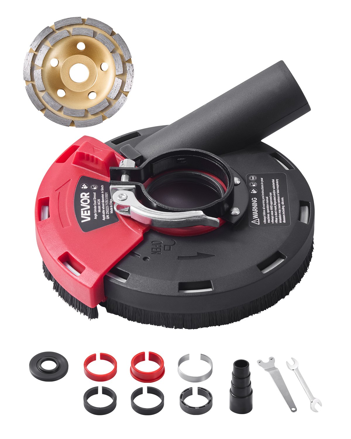 VEVOR Dust Shroud for Angle Grinder — Safe & Efficient Use