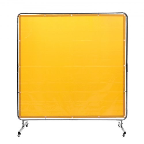 VEVOR Welding Screen with Frame, 6' x 6' Welding Curtain Screen, Flame ...