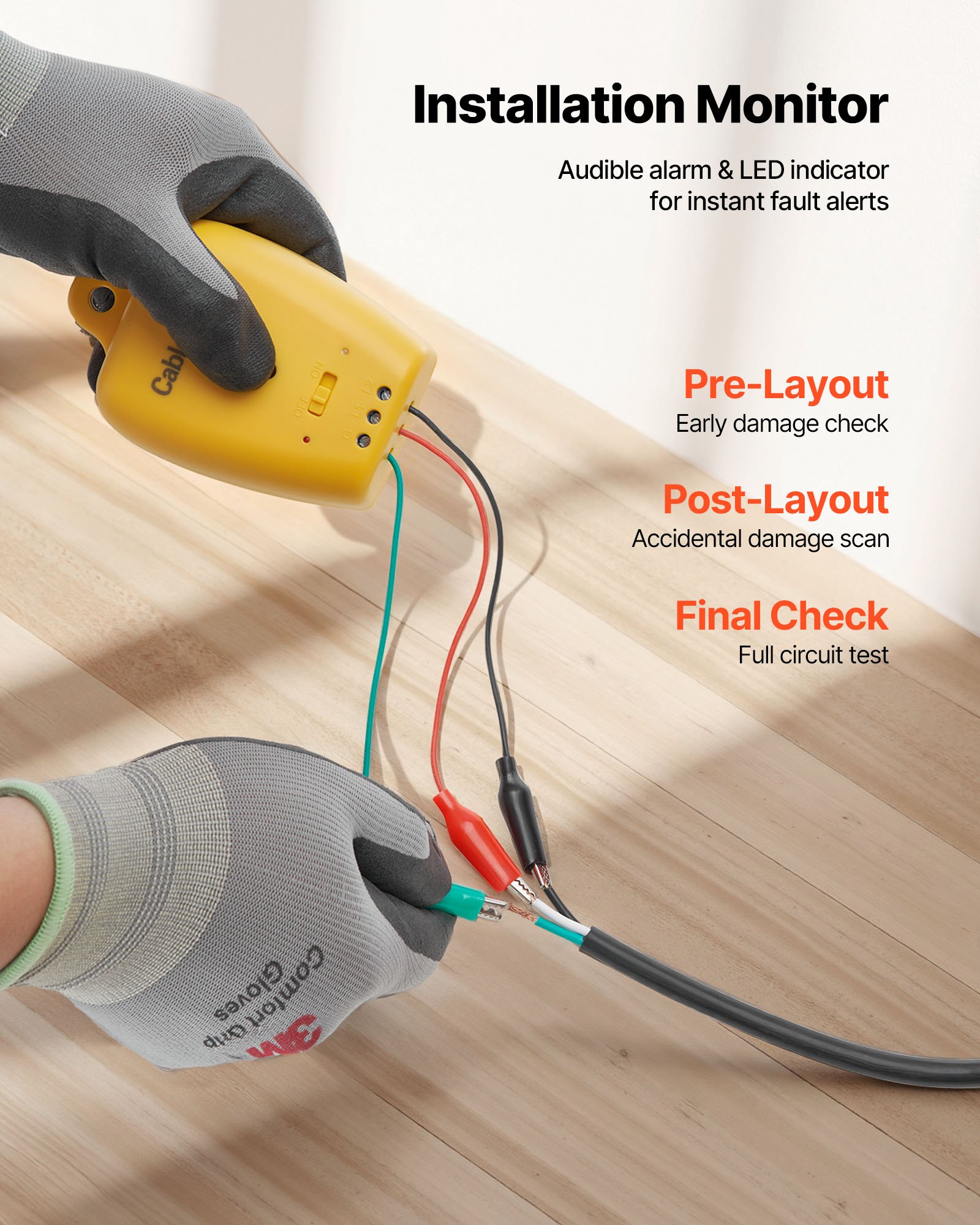 VEVOR Heating Floor Mat – 100 sqft Floor, 120V Electric