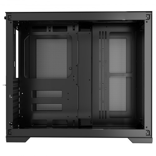 Mid-Tower PC Case Dual Chamber Gaming Computer Case for ATX Motherboard ...
