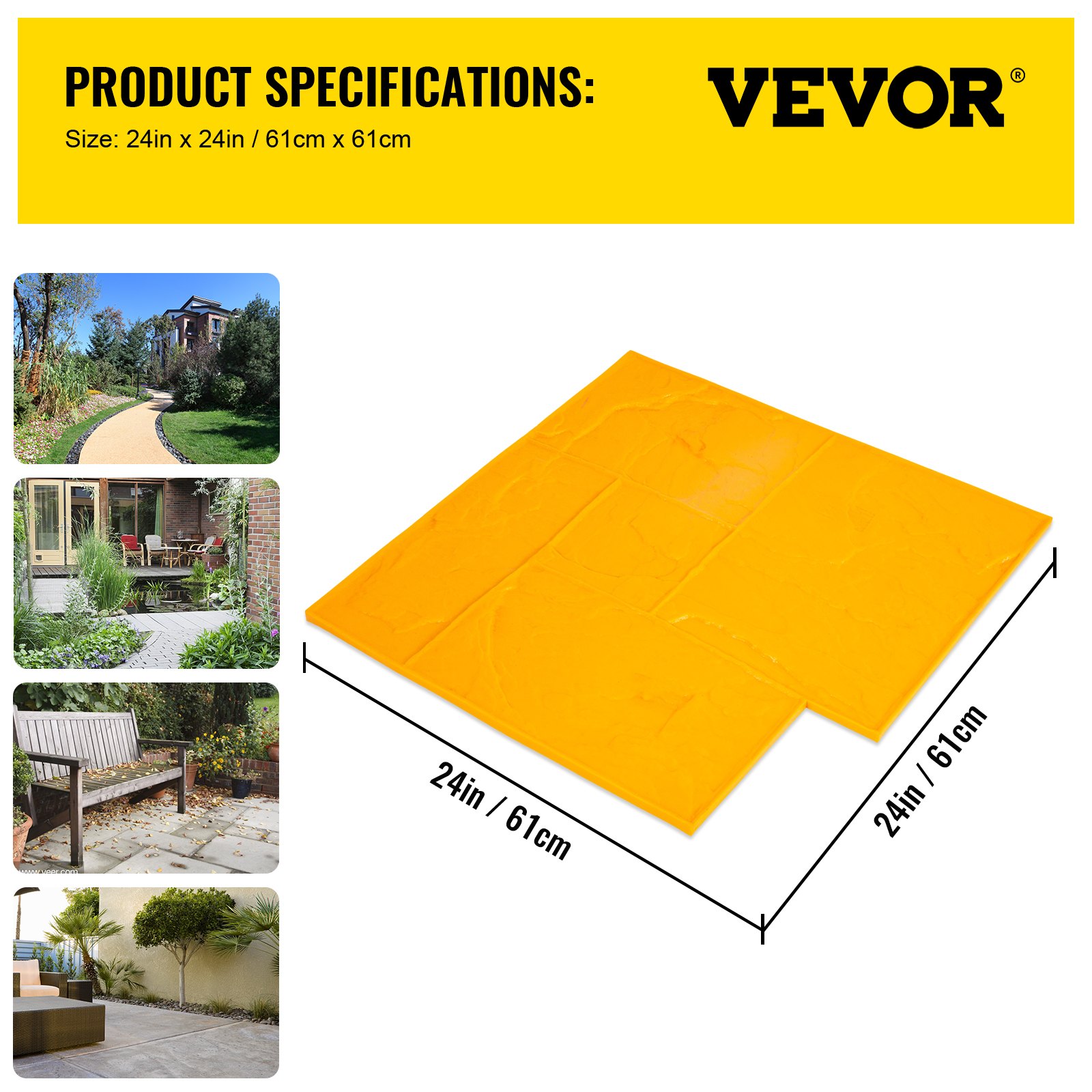 VEVOR Concrete Texturing Skin, 24
