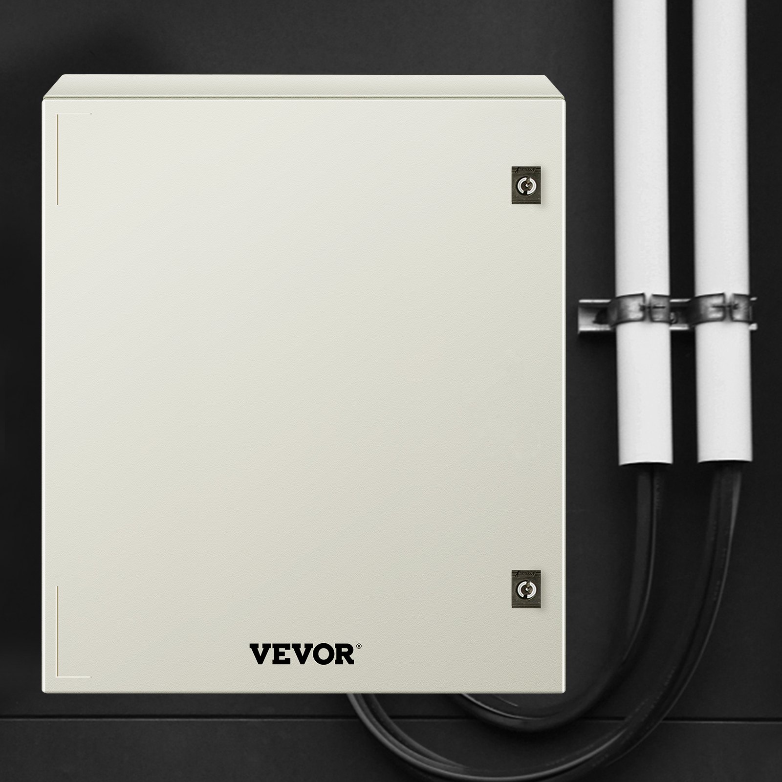 VEVOR Fiberglass Enclosure 19.7 x 15.7 x7.9" Electrical Enclosure Box ...