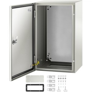 VEVOR Steel Electrical Box 20'' x 12'' x 10'' Electrical Enclosure Box ...