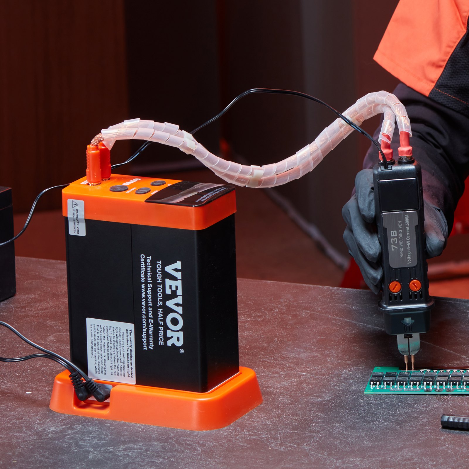 VEVOR Battery Spot Welder, 14.5KW Capacitor Energy Storage Pulse ...