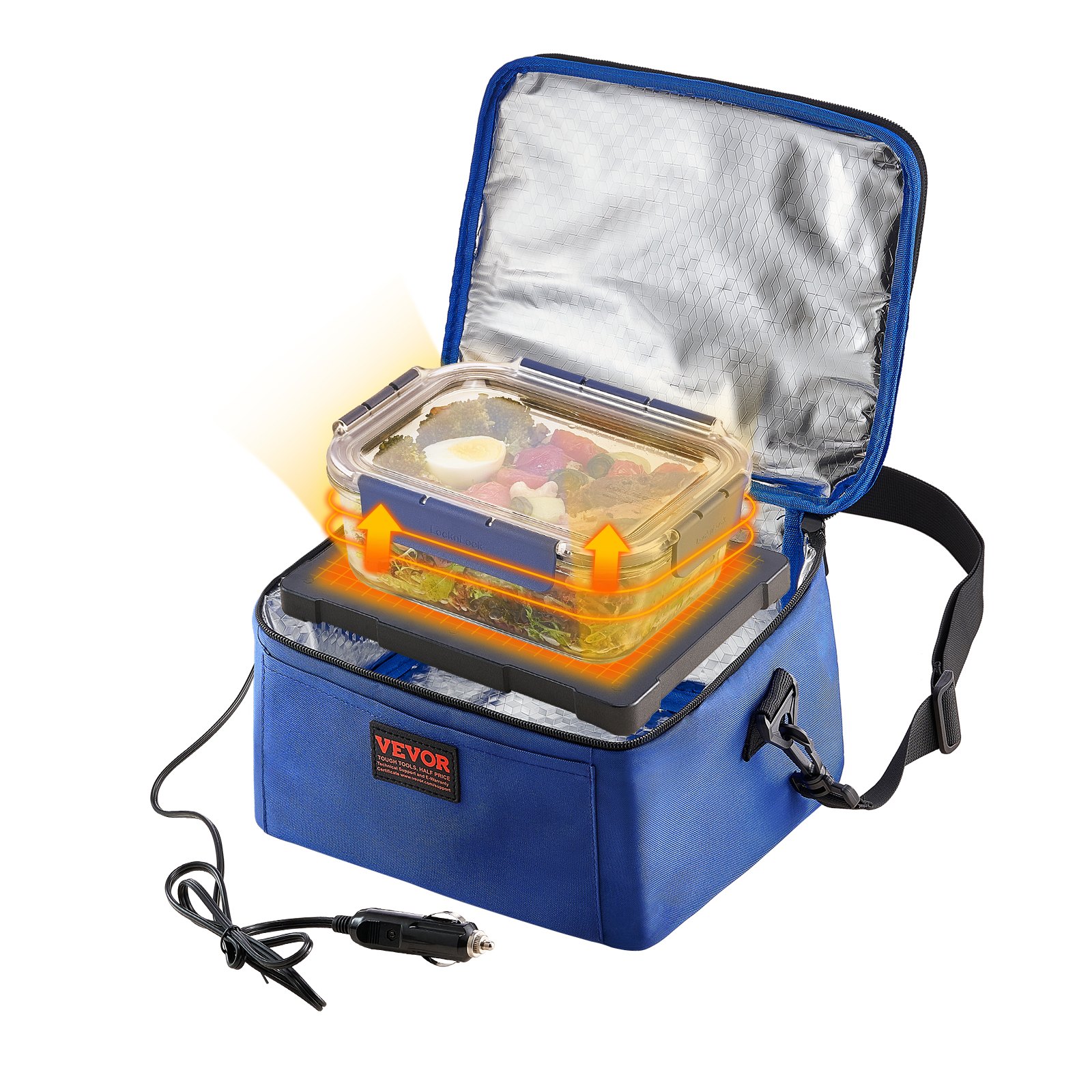 VEVOR Portable Oven, 12V Car Food Warmer, 2QT 55W Portable Mini ...