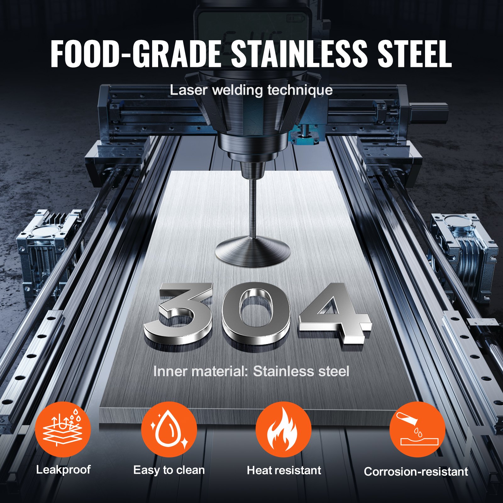 VEVOR Electric Cheese Dispenser with Pumps, 2.3x2 Qt Commercial Hot ...