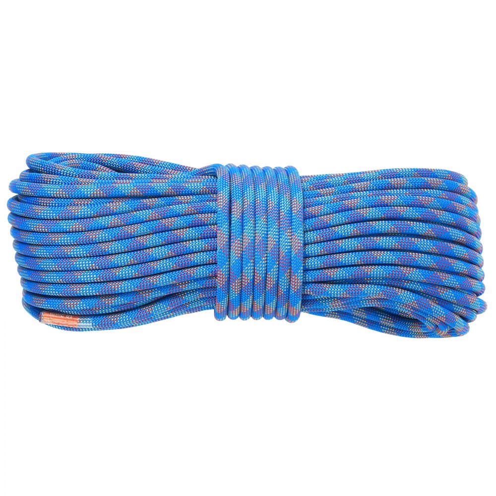 VEVOR 10.2mm Dynamic Climbing Rope, 50M(164ft) Outdoor Rock Climbing ...