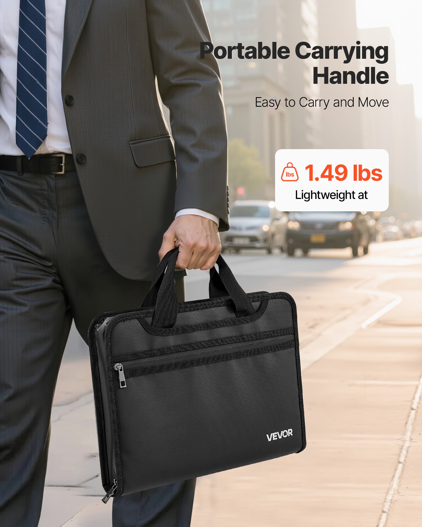 VEVOR Document Fireproof Bag – 1832℉ Heat & Waterproof