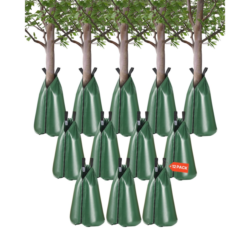 VEVOR Watering Bags for New Trees – 20 Gal, 12 Packs, 5-9 H