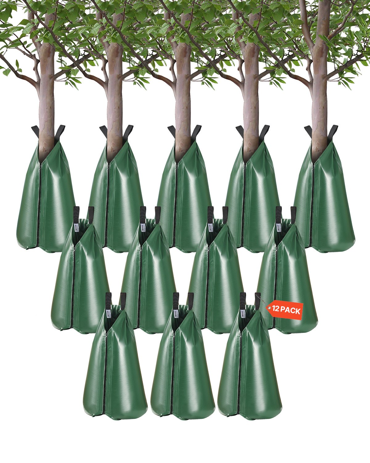 VEVOR Tree Watering Bag, 12 Packs 20 Gallons Watering Bags for New ...
