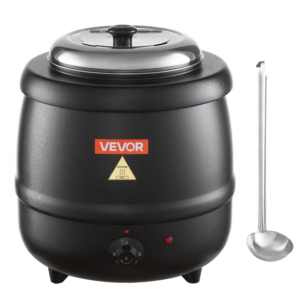 VEVOR Electric Soup Warmer Kettle – 10QT 95~176°F Adjustable