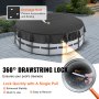 VEVOR 18 Ft Round Pool Cover, Solar Covers for Above Ground Pools ...