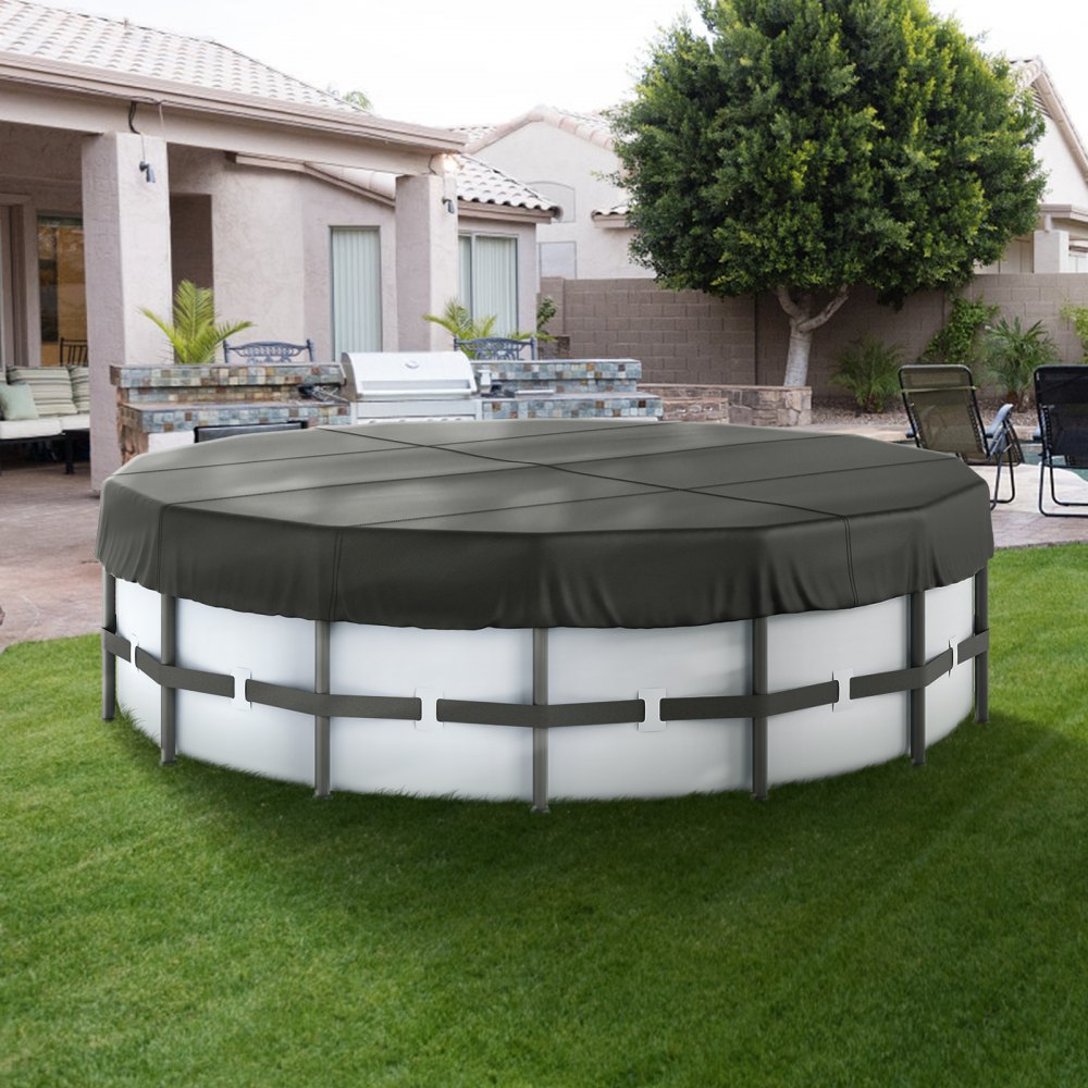 VEVOR 18 Ft Round Pool Cover, Solar Covers for Above Ground Pools ...