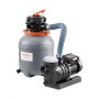 12 in Sand Filter Pump for Above Ground Swimming Pools 1/3 HP 2650 GPH ...