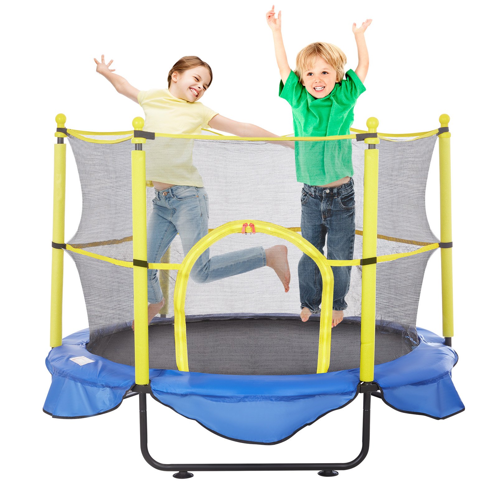 VEVOR 5FT Trampoline for Kids, 60" Indoor Outdoor Trampoline with ...