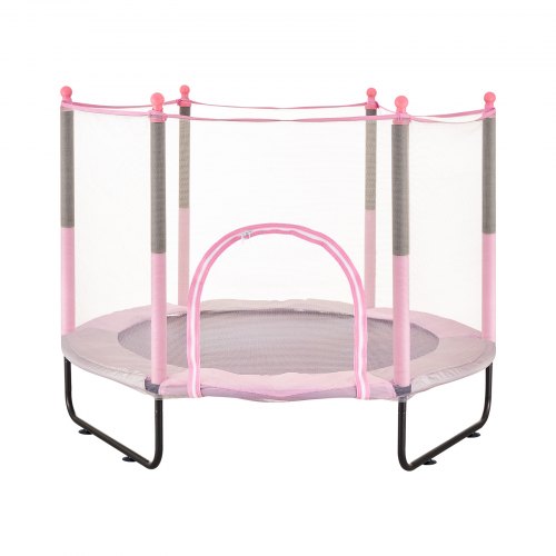 60" Trampoline for Kids Mini Toddler Trampoline with Net Indoor Outdoor ...