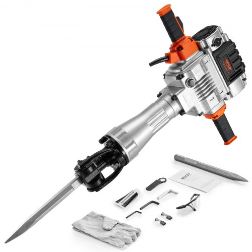 VEVOR Demolition Jack Hammer Concrete Breaker 2100W Electric Hammer 2 ...