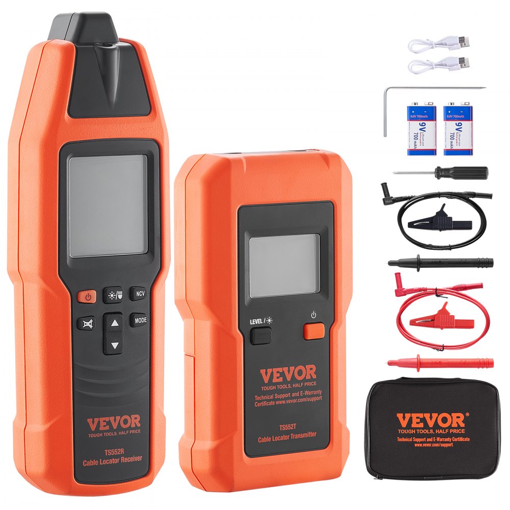 VEVOR Subterranean Wire Tracker, Up to 3 FT Detection Depth, Voltage ...