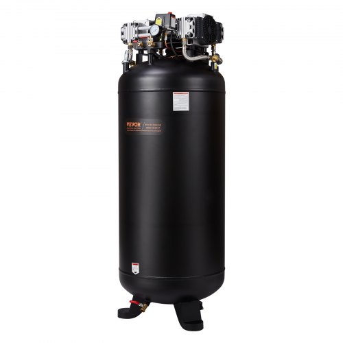 VEVOR 80 Gallon Air Compressor 6.5HP 15.5 SCFM@90 PSI 2-Stage 145PSI ...