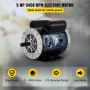 VEVOR Air Compressor Electric Motor, 5 HP SPL 3450 RPM, 208-230 Volt 3.1 KW Single Phase, 56 ...