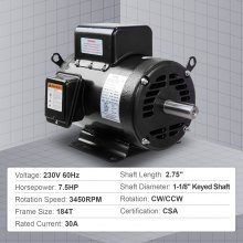 VEVOR Electric Motors— Unleash High-Efficiency Power Systems
