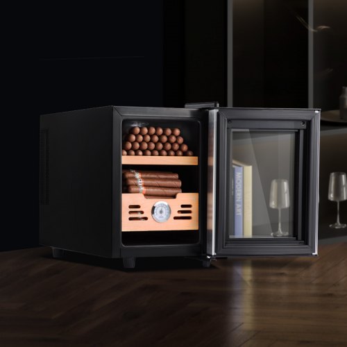 VEVOR Electric Cigar Humidor, 16L Cigar Humidor Cabinet with Heating ...