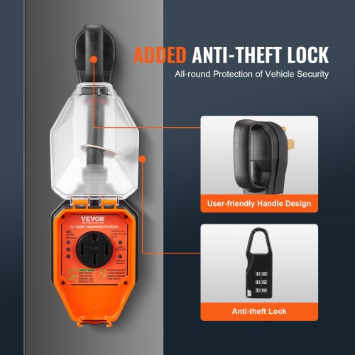 VEVOR RV Surge Protector, 50 Amp, 4800 Joules RV Voltage Protector ...