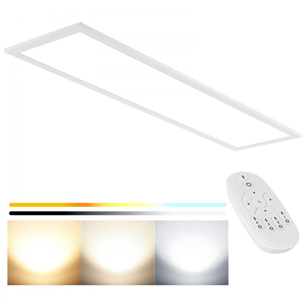VEVOR LED Ceiling Light with Remote Control, 5000LM 50W, Dimmable LED ...