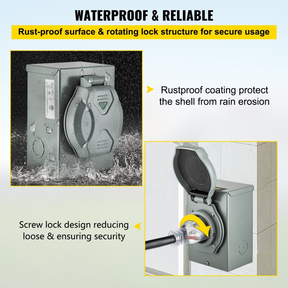 30amp Generator Inlet Box Sportsman Series 30 Amp Generator Power Inlet ...