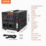 VEVOR Voltage Converter Transformer, 500W, Heavy Duty Step Up/Down ...