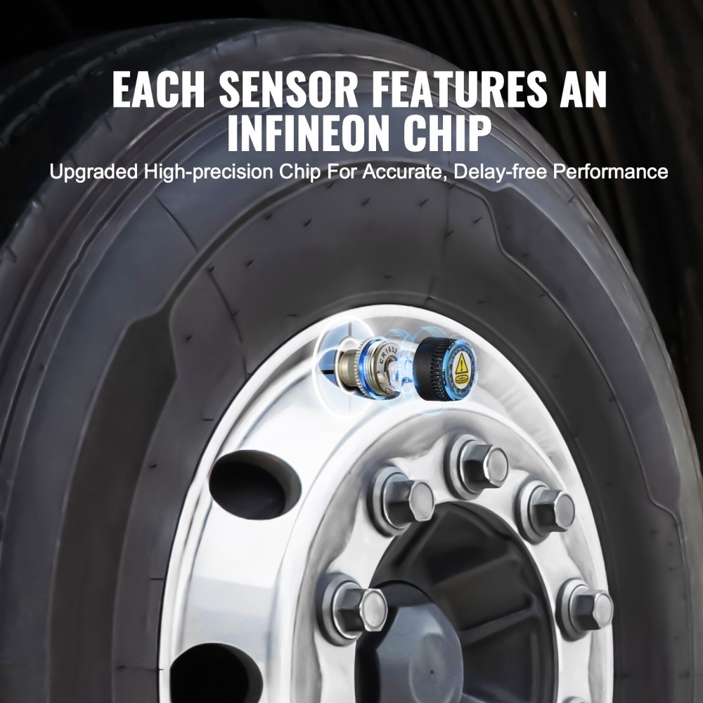 VEVOR Tire Pressure Monitoring System for Trailers – 7 Alarm