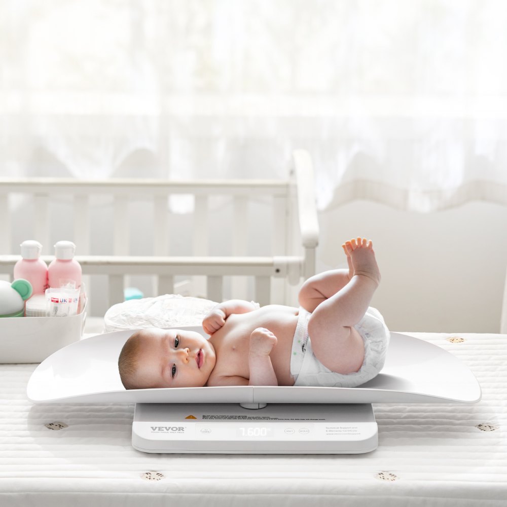 VEVOR Baby Scale, 2-in-1 Infant Weight Scale with Detachable Tray ...
