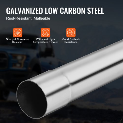 DIY Universal Exhaust Kit 16 Pieces Exhaust Pipe Kit with Slip-Fit ...