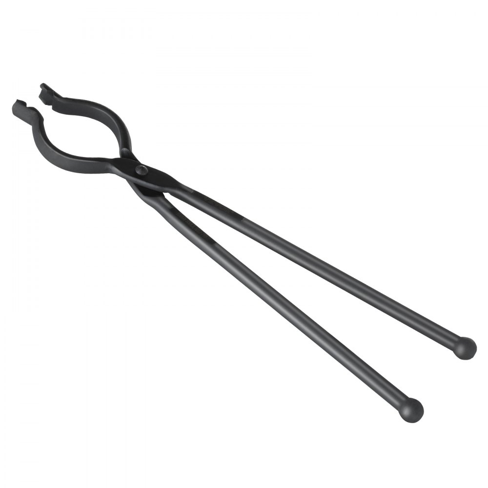 VEVOR Blacksmith Tongs, 18” V-Bit Bolt Tongs, Carbon Steel Forge Tongs ...