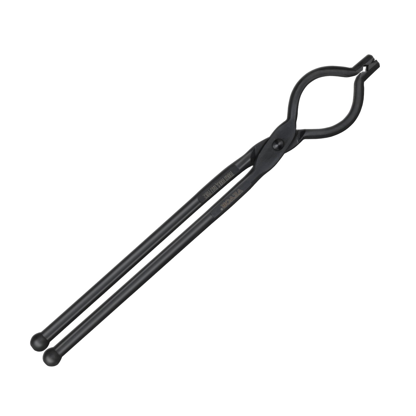 VEVOR Blacksmith Tongs, 18” V-Bit Bolt Tongs, Carbon Steel Forge Tongs ...