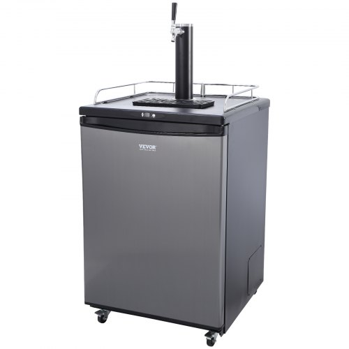 VEVOR Beer Kegerator, Single Tap Draft Beer Dispenser, Full Size Keg ...