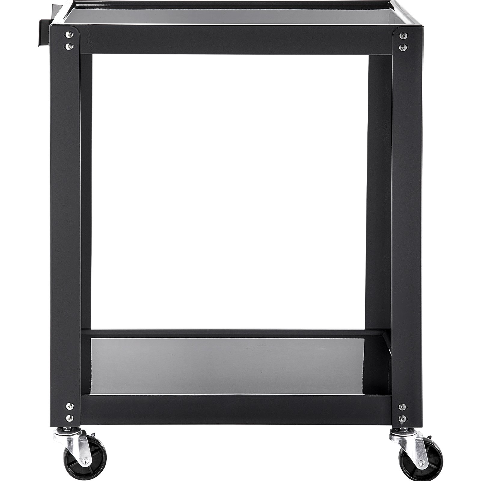 VEVOR AV Cart, 26 Inch Height Media Cart with Power Strip, 24 x 18 ...