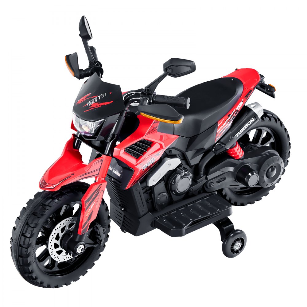 VEVOR Kids Ride On Motorcycle, 6V Battery Powered Electric Motorcycle ...