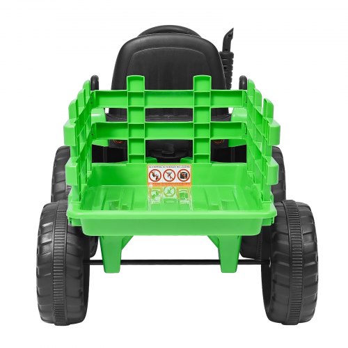 VEVOR Kids Ride on Tractor 12V Electric Toy Tractor with Trailer Remote ...