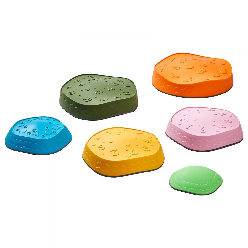 VEVOR Toddler Stepping Stones — Non-Slip Silicone Bases