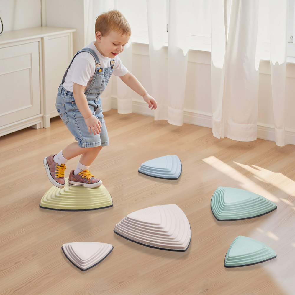 VEVOR Balance Stepping Stones for Kids – 6 PCS, 220 lbs