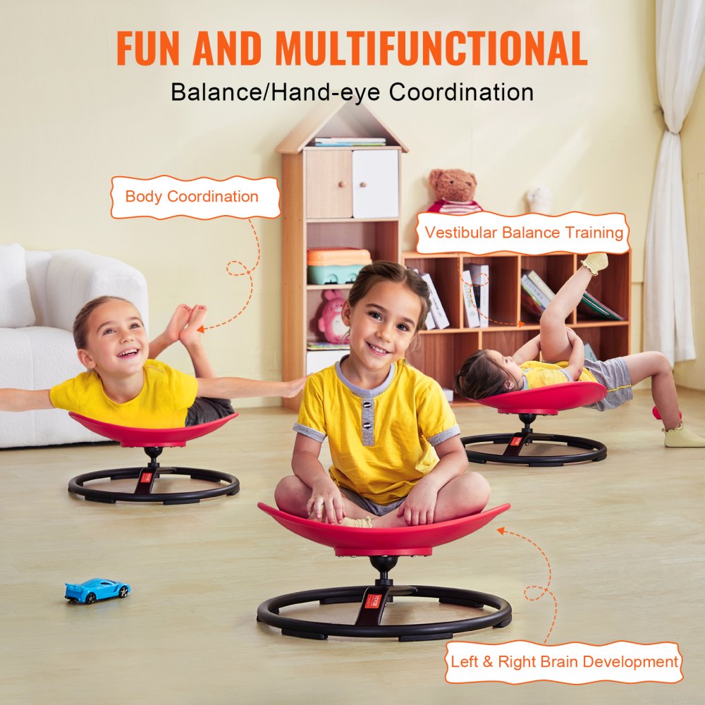 VEVOR Autistic Kids Spinning Chair 220 lbs Non Slip Sensory Swivel ...