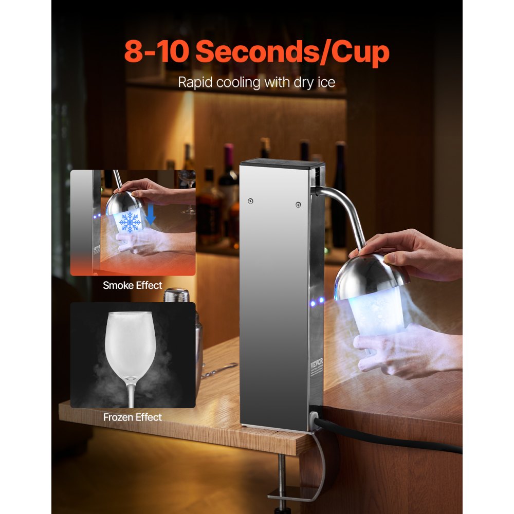 VEVOR CO2 Glass Chiller – 8-10 Sec, Wine, Beer, Cocktail