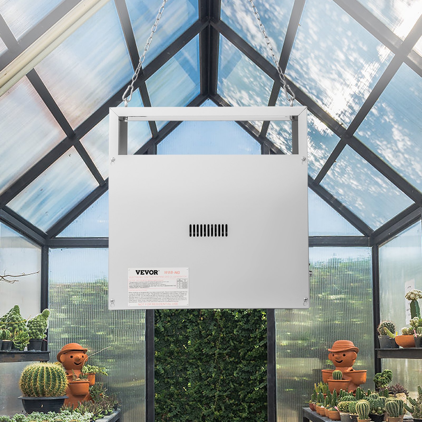 VEVOR CO2 Burner, 8 Brass Burner CO2 Generator for Plant, Natural Gas ...