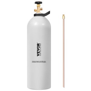 VEVOR CO2 Tank 20 lbs New Aluminum Alloy Cylinder with Siphon Tube DOT ...